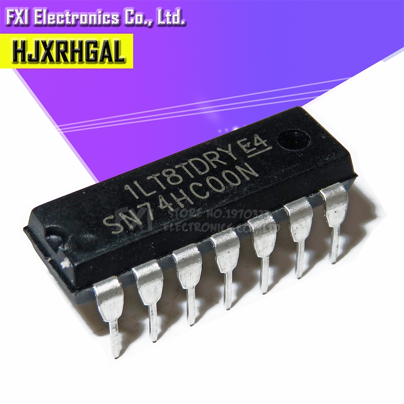 10PCS SN74HC00N DIP 74HC00 DIP-14 SN74HC02N SN74HC04N SN74HC05N ...