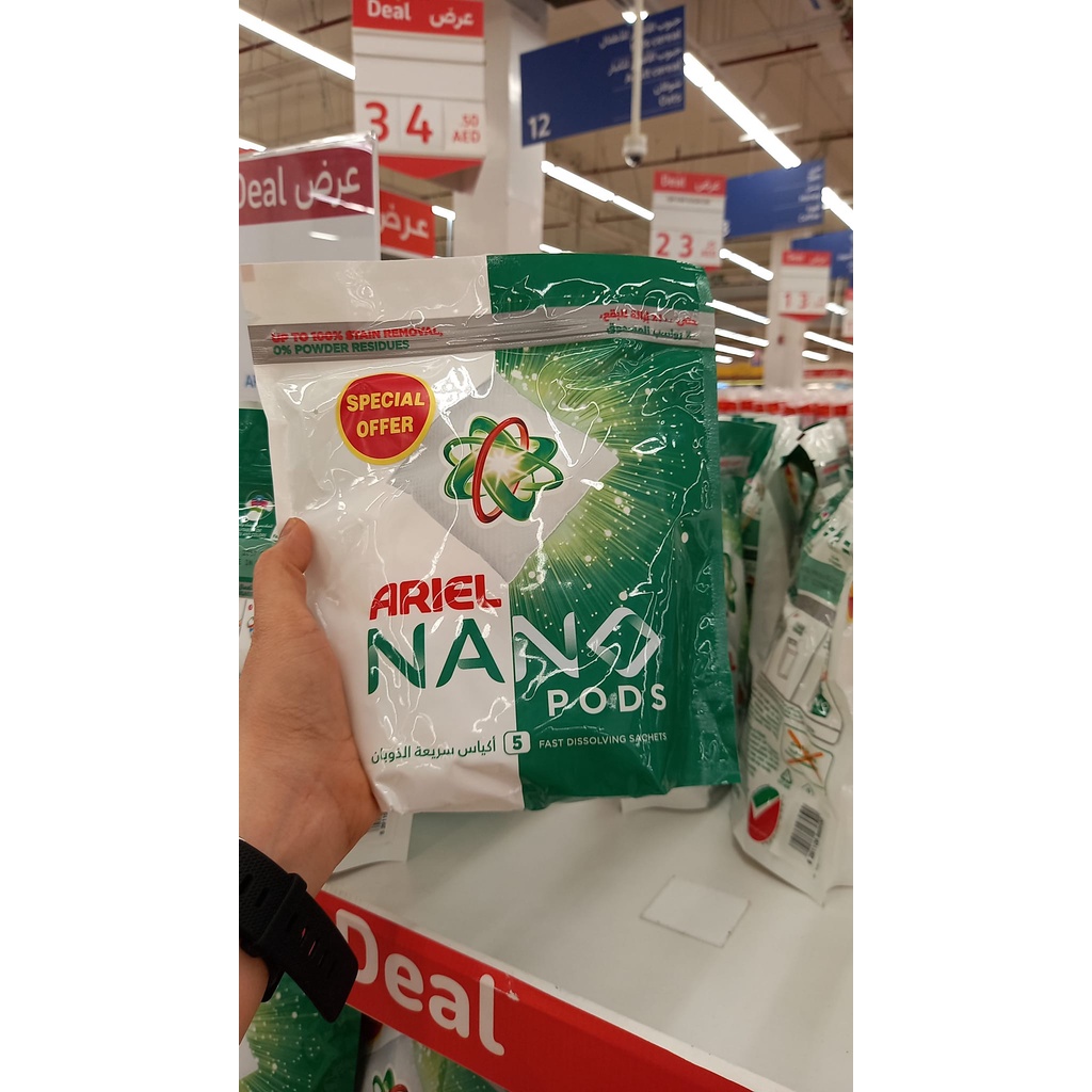 Ariel Nano Pods Original Powder Detergent, 5 Pieces | Shopee Philippines