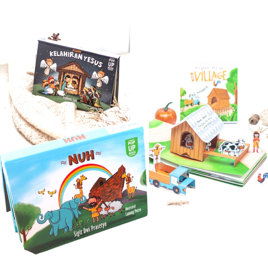 Pop Up Book 3D Interactive Educational Game Book Children Toddler ...