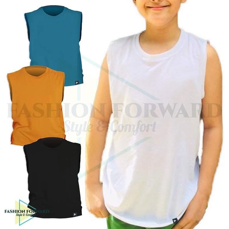 [fashion] Kids Muscle Tees | Summer Muscle Tees | Kids Tops | Fits 7-12 ...