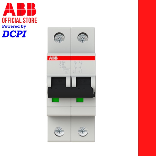 ABB S200 Series Miniature Circuit Breaker (S202-C2 to C100) | Shopee ...