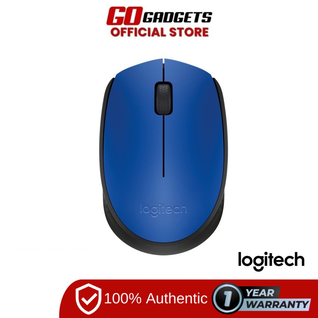 Logitech M171 Wireless USB Mouse Blue | Shopee Philippines