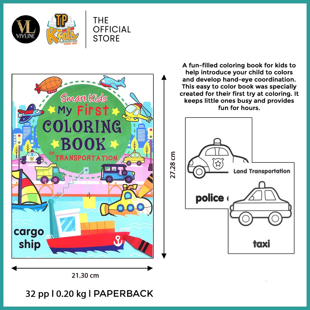 Smart Kids My First Coloring Book Collection by Learning is Fun ...