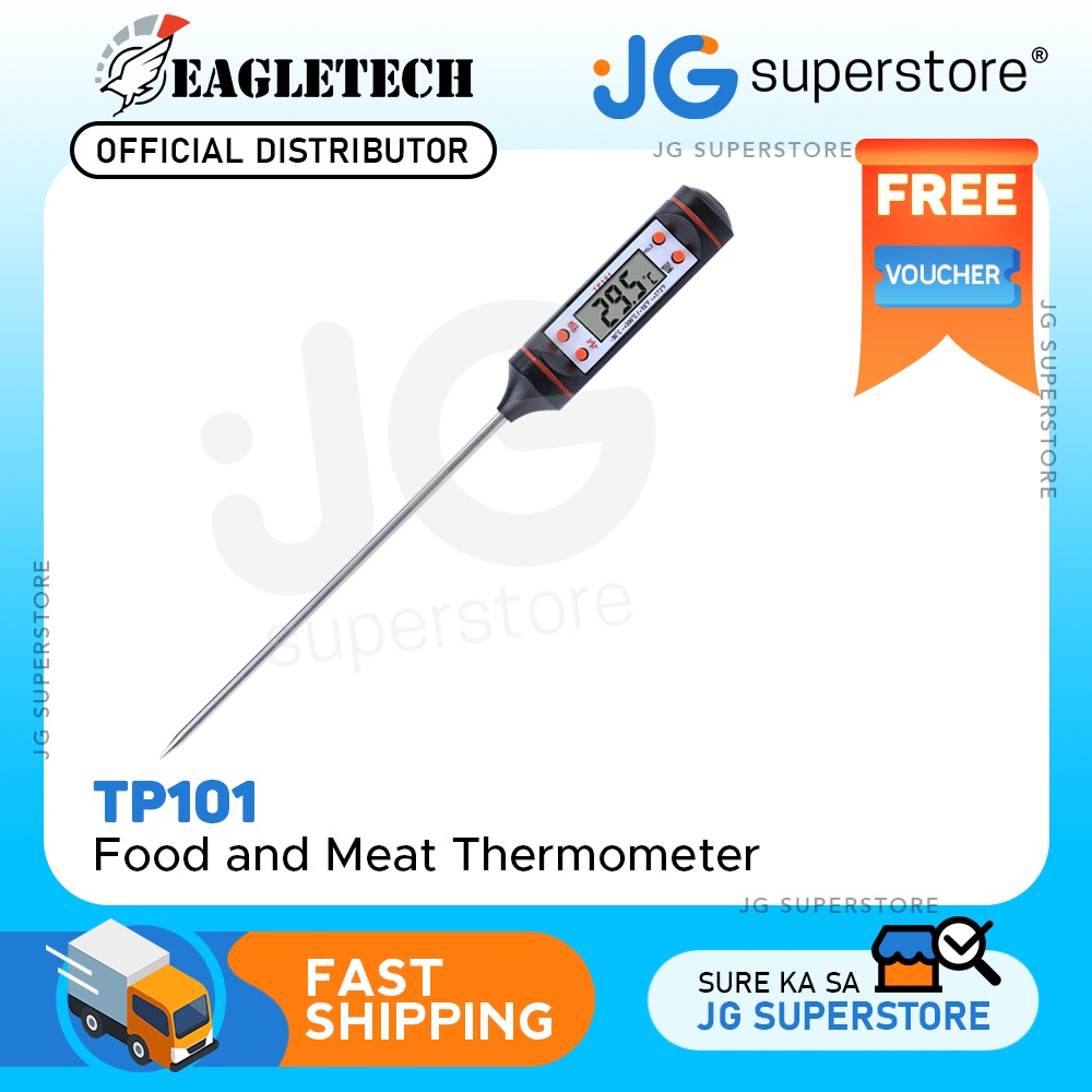 Eagletech TP-101 Digital Probe Thermometer Liquid Chemical Kitchen Meat ...