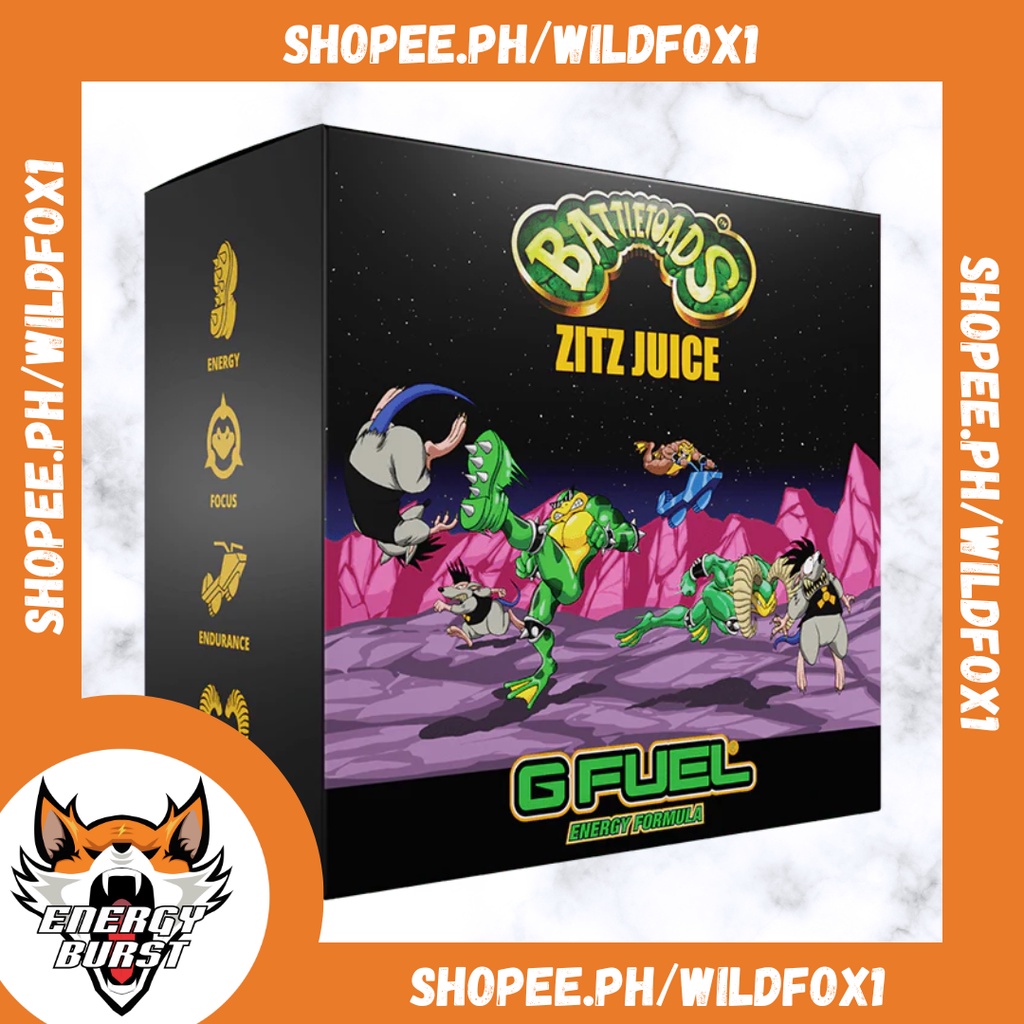 LIMITED EDITION G Fuel Zitz Juice Collector's Box | Near Mint | GFUEL ...