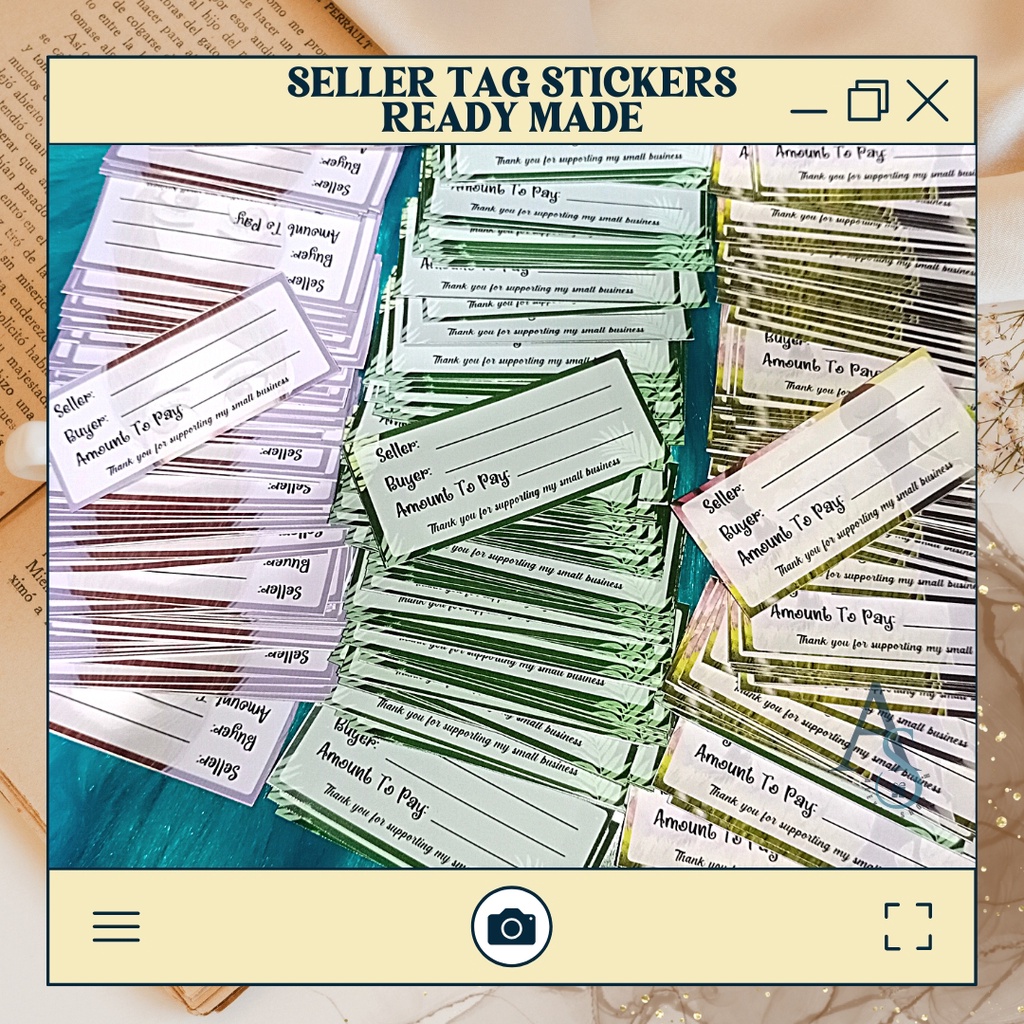 Seller Tag Stickers for ur Selling Needs | Shopee Philippines