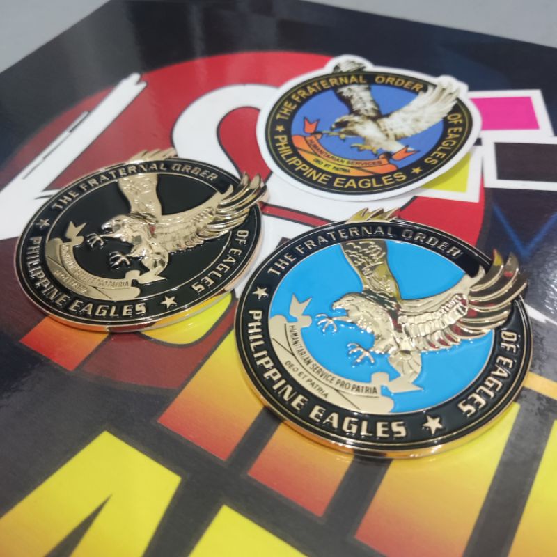 Philippine Eagles 3D Emblem (3 inches) (High Quality) with free Eagles ...