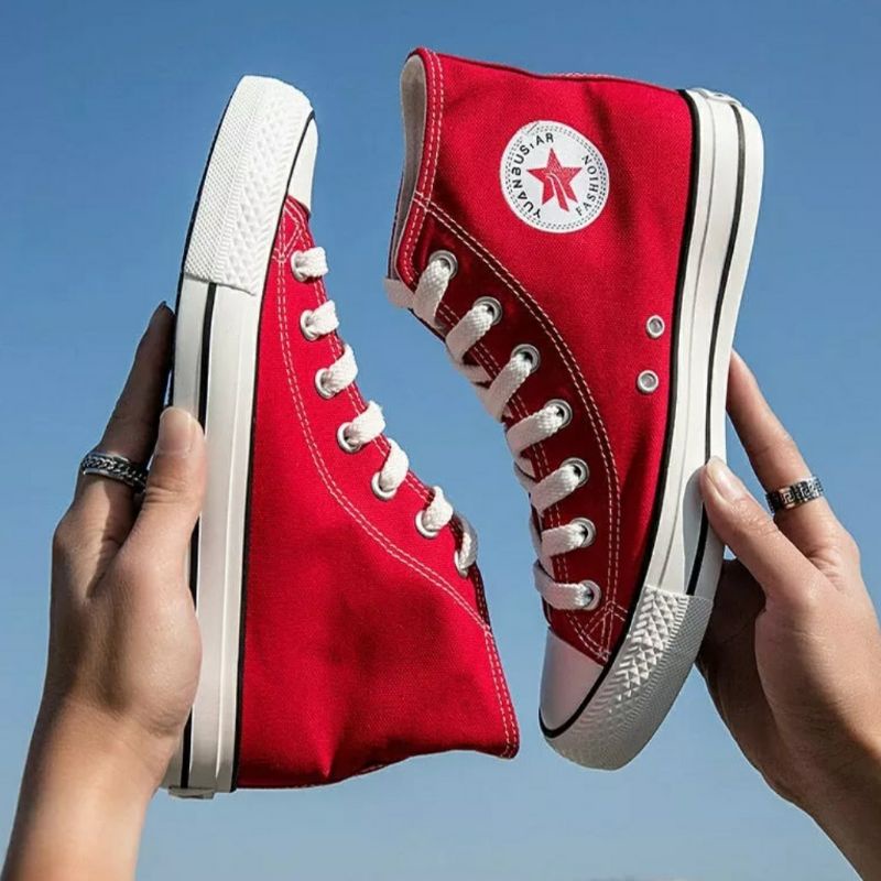 Advan Shoex X YuanBu Unisex Men's and Women's High Cut Sneakers Hi Top ...