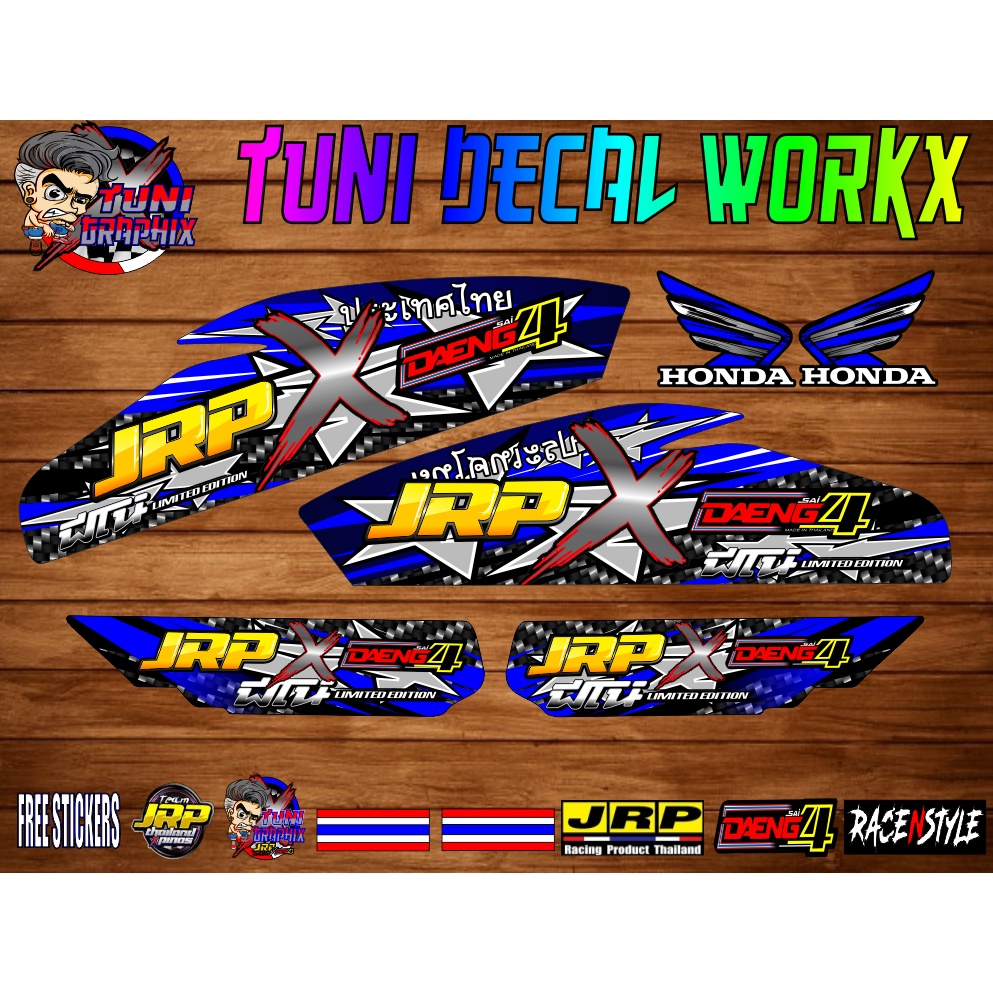 TMX / RUSI / PINOY / MOTOPOSH / SKYGO / DECALS STICKER v4 ( JRP X DAENG ...