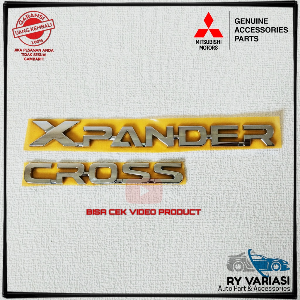 Xpander CROSS Emblem Original XPANDER Luggage Emblem/ New XPANDER Logo ...