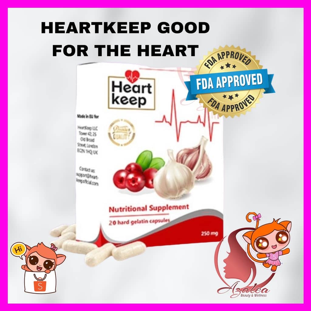 Authentic Heartkeep 20 Capsules protects heart attacks | Shopee Philippines