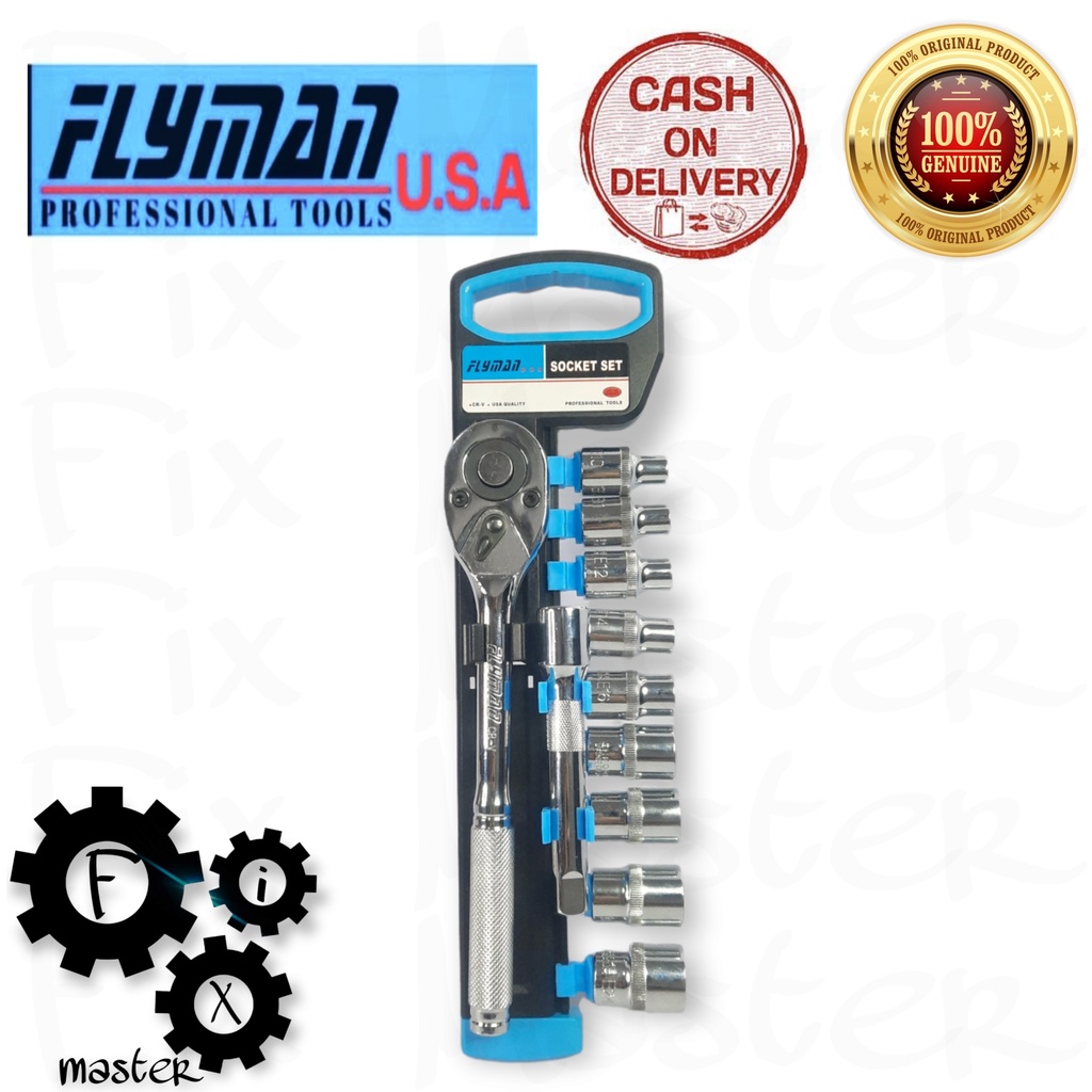 FLYMAN USA Ratchet Type 11pcs Torx Star Socket Sets 10mm To 24mm ...