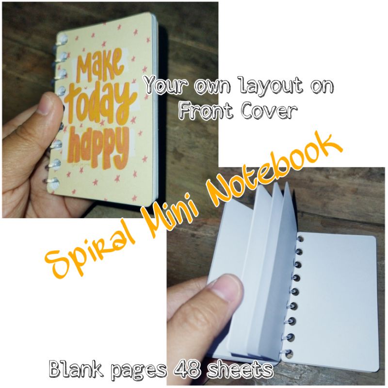 Customized Mini Notebook/Notepad/Tickler | Shopee Philippines