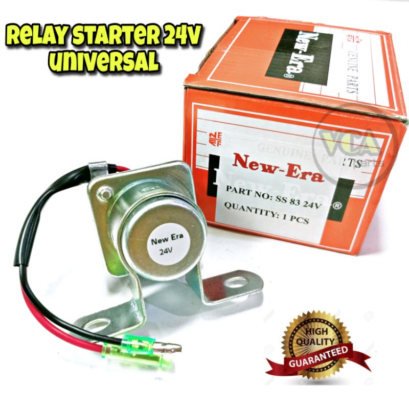 UNIVERSAL 24V STARTER RELAY NO PART SS 83 BRAND NEW ERA | Shopee ...