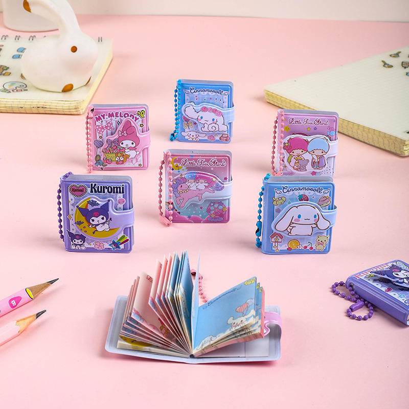 2023 Sanrio Creative Cute Mini Loose-leaf Hand Book Student Portable ...