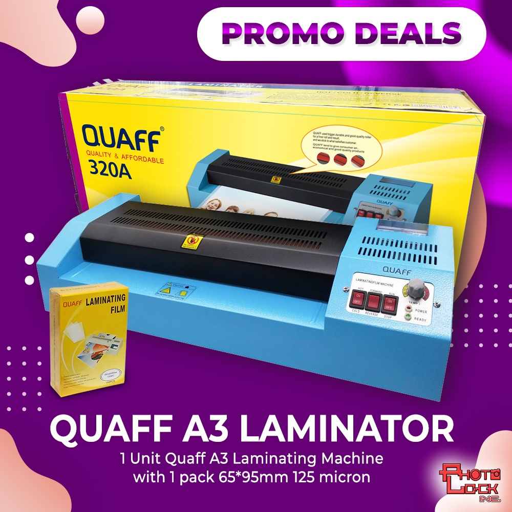 QUAFF Laminator & PVC ID Maker Promo Package | Shopee Philippines