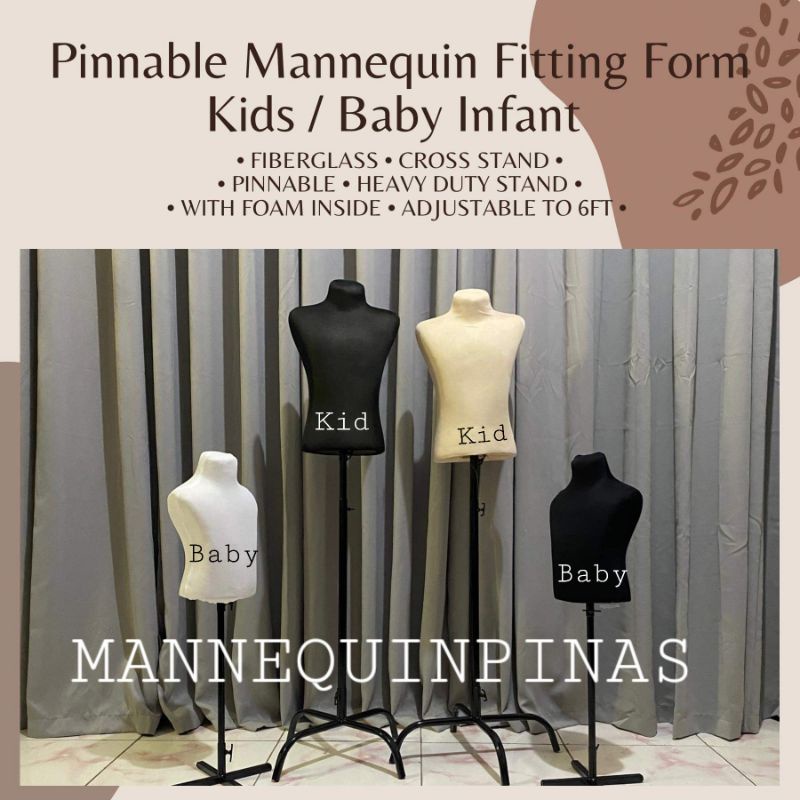 BABY AND KID FIBER PINNABLE MANNEQUIN | Shopee Philippines