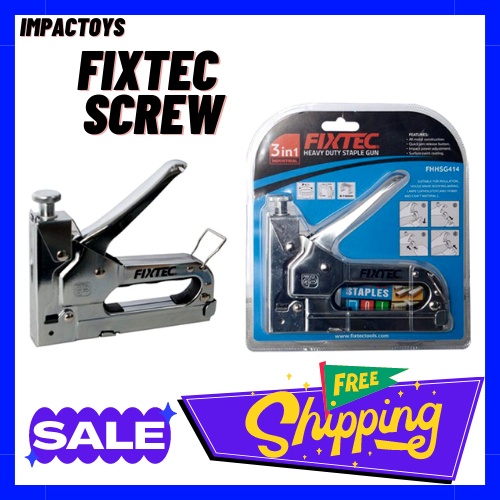 Fixtec Factory Supply Portable Manual Nailer Stapler Gun for Wood ...