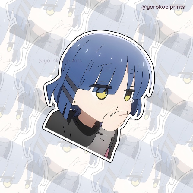 Ryo Yamada - Bocchi the Rock! - Waterproof Laminated Vinyl Stickers for ...