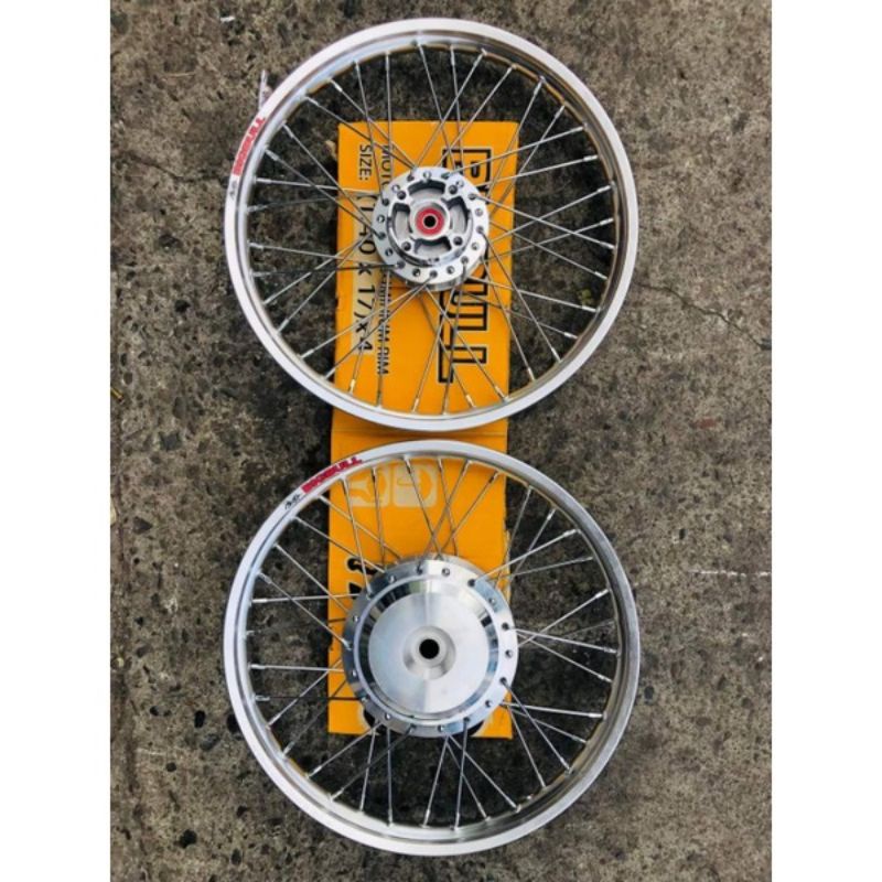RIMSET honda click 125/150 size 17 1.4 front rear (KAYO NA PO MAG ...