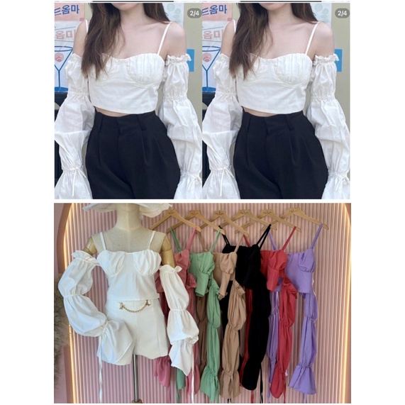 Authentic Bangkok Tops Balloon Longlseeve Tops #170 DEE Brand Made in ...