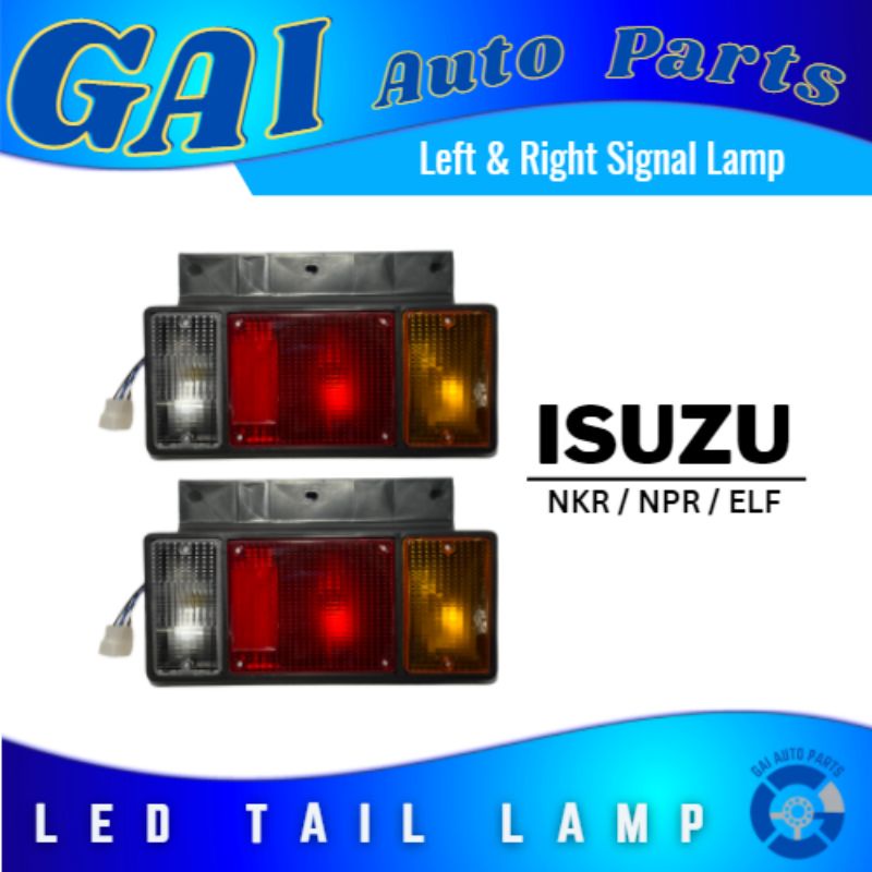 2pieces SET 24v bulb Tail Light for ISUZU NKR NPR ELF | Shopee Philippines