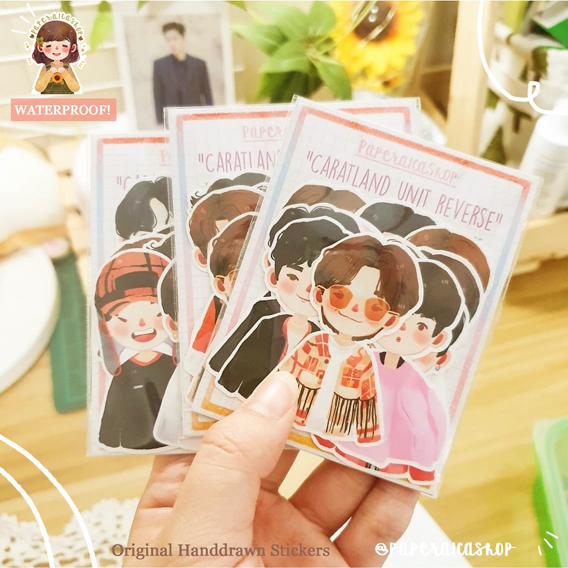 17 Carat Land Unit Reverse Sticker Pack, Vinyl Stickers | FSP004 ...