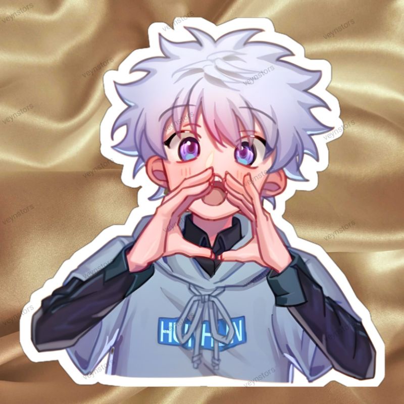HUNTER X HUNTER KILLUA ZOLDYCK LAMINATED VINYL STICKER | Shopee Philippines