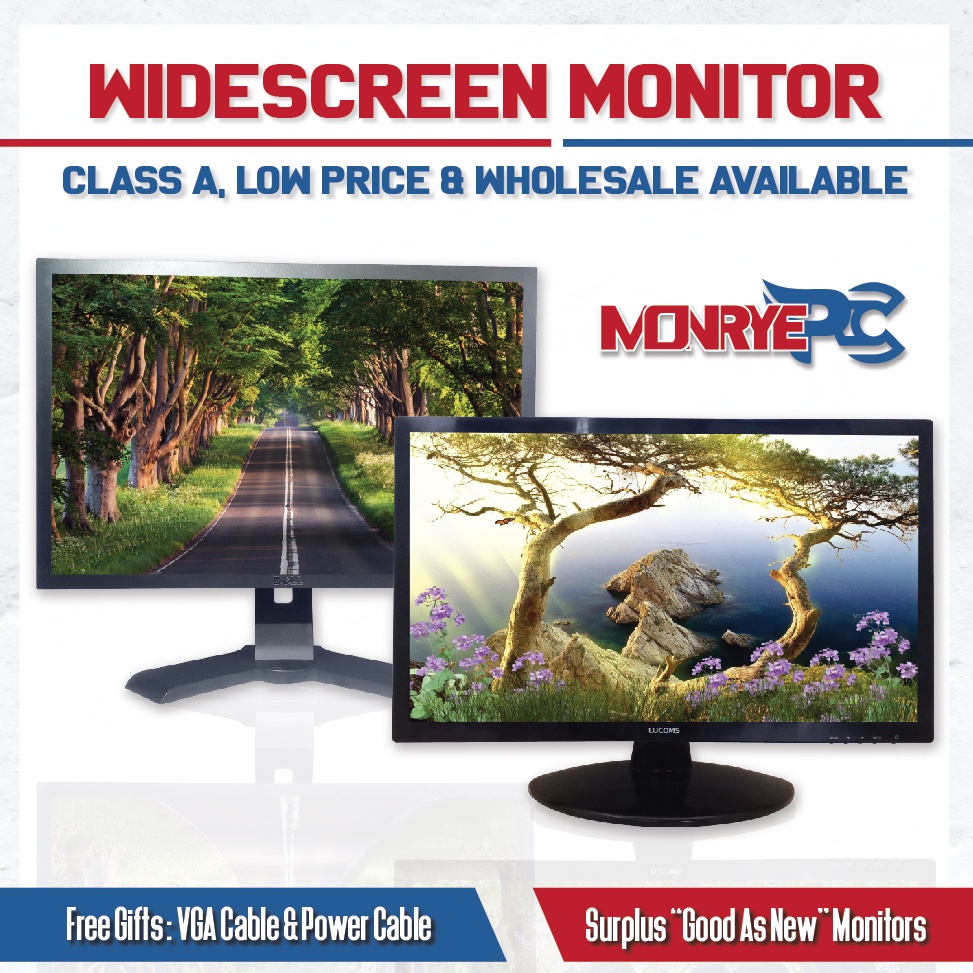 Branded Monitor CLASS A 24"/22"/19"/17" (Used) | Shopee Philippines