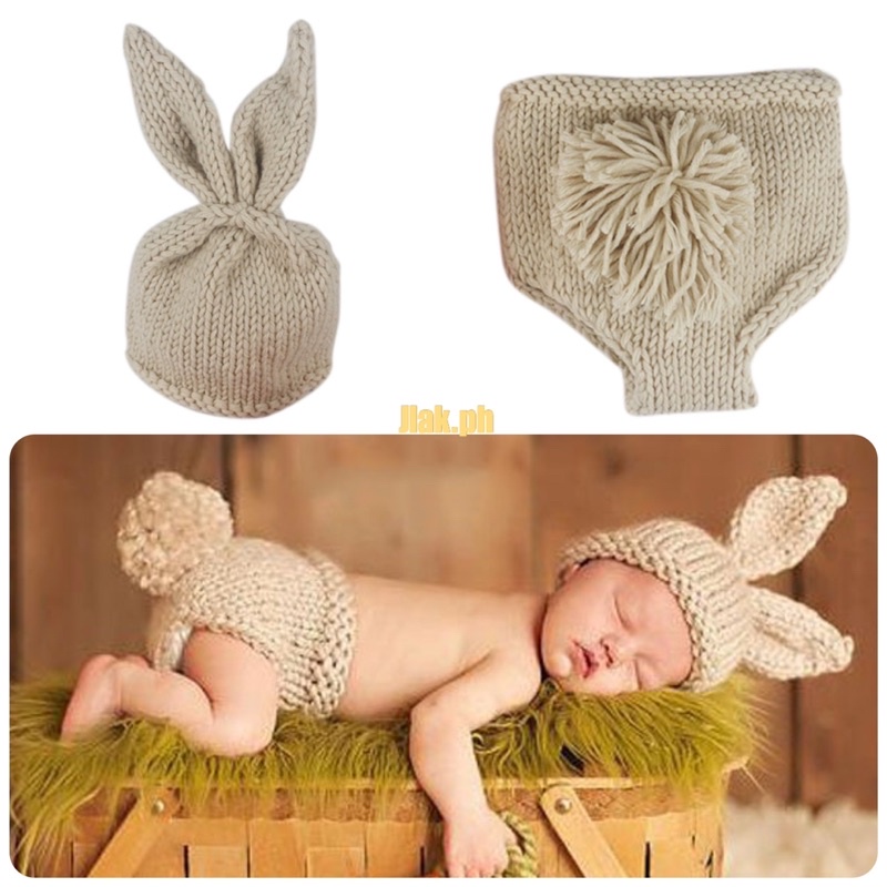 Newborn Baby Cute Crochet Knit Costume Prop Outfits Photo | Shopee ...