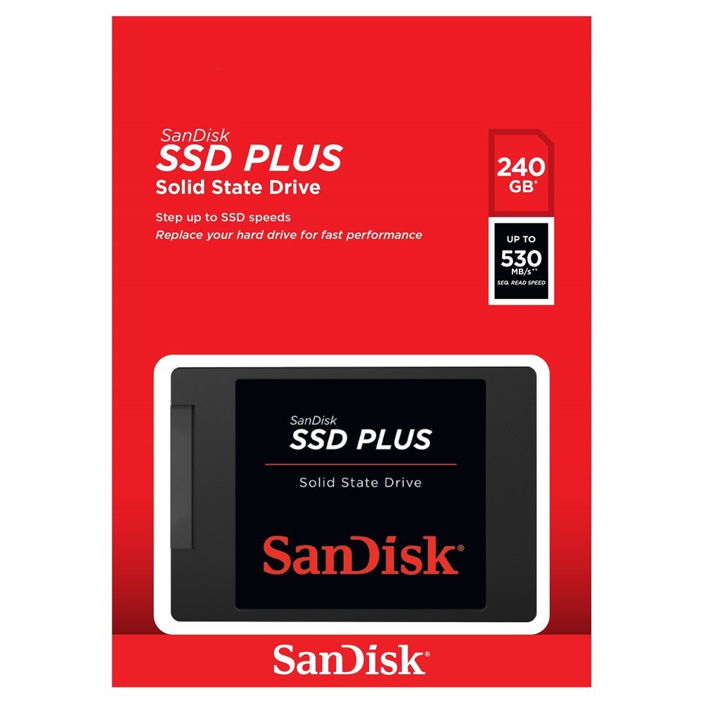 Sandisk SSD Plus Solid State Drive 240GB SDSSDA-240G-G25 | Shopee ...