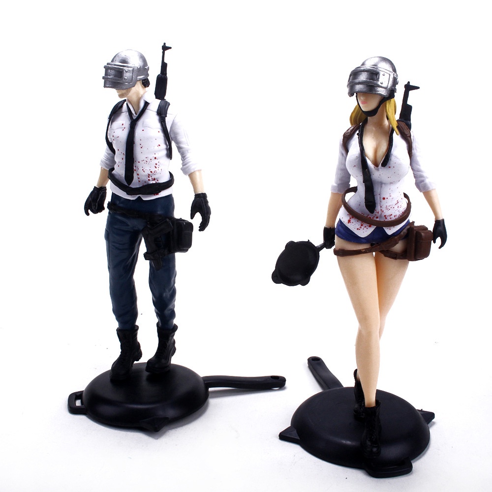 18cm Game PUBG Playerunknown's BattleGrounds Statue Men Women Action ...
