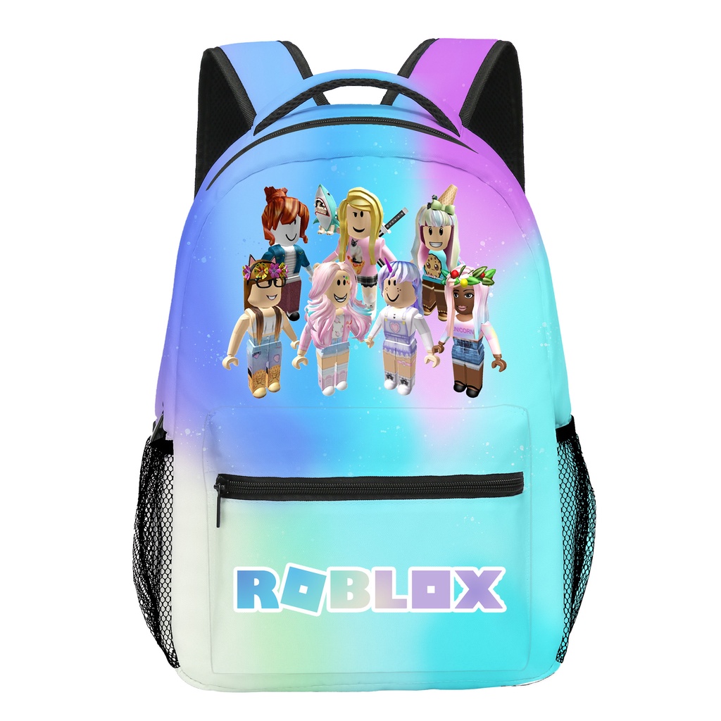 R ROBLOX Backpack Boys Girls Student Schoolbags Children Backpacks ...