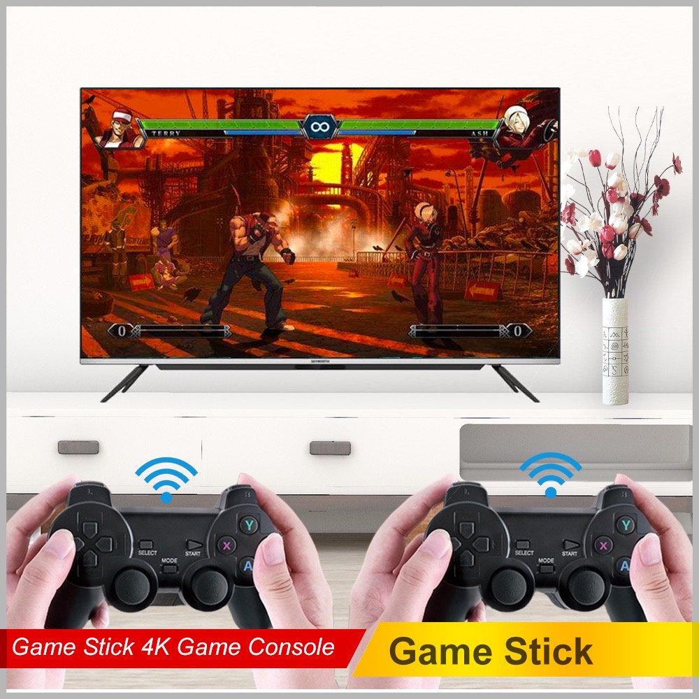 Game Console Joy Stick Wireless Game Stick 4K Gamepad Hdmi Tv Video 2 ...