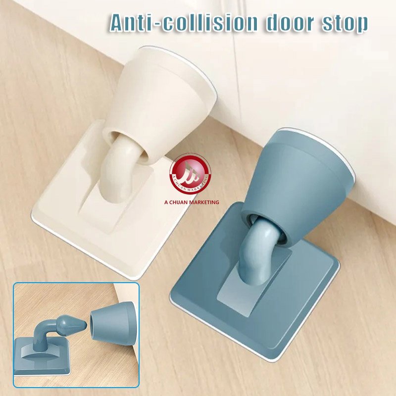 Silicone Suction Door Stopper Silent Wall Protector Doorstopper Door Buffers Door Holder MEETYOU ...