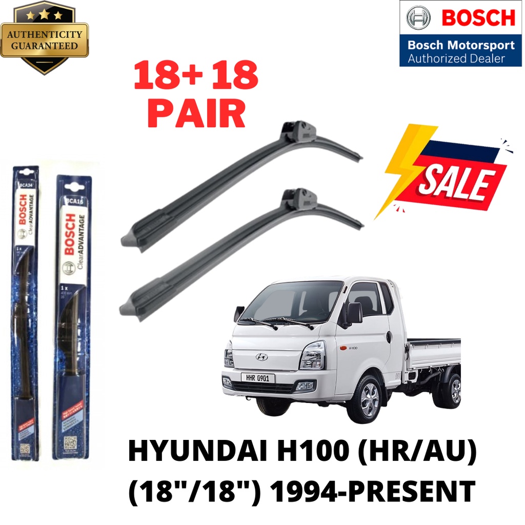 SALE! Bosch Clear Advantage Wiper Blade set for Hyundai H100 (AU) '97 ...