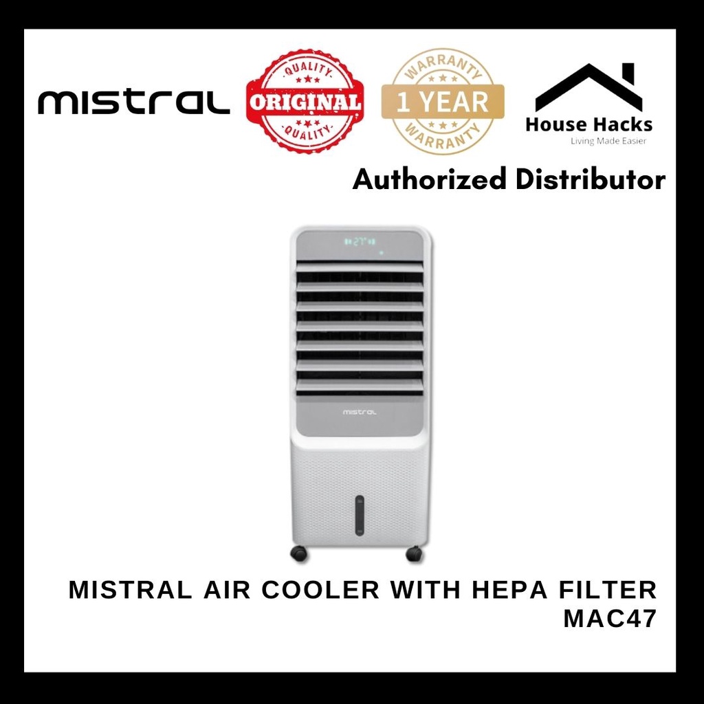 Mistral Air Cooler with Hepa Filter MAC47 (House Hacks) | Shopee ...