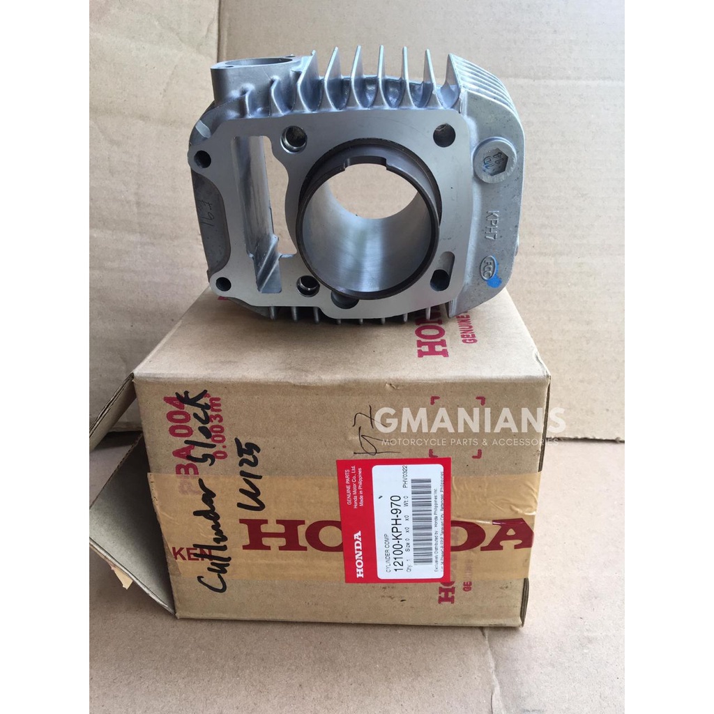 GENUINE Honda Cylinder Block Wave 125/XRM125/RS125 12100-KPH-970 ...