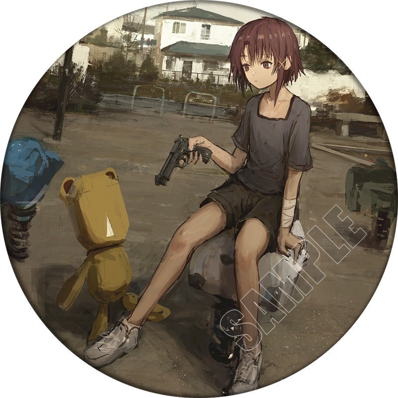 Serial Experiments Lain Cosplay Badge Iwakura Lain Brooch Pin Anime ...