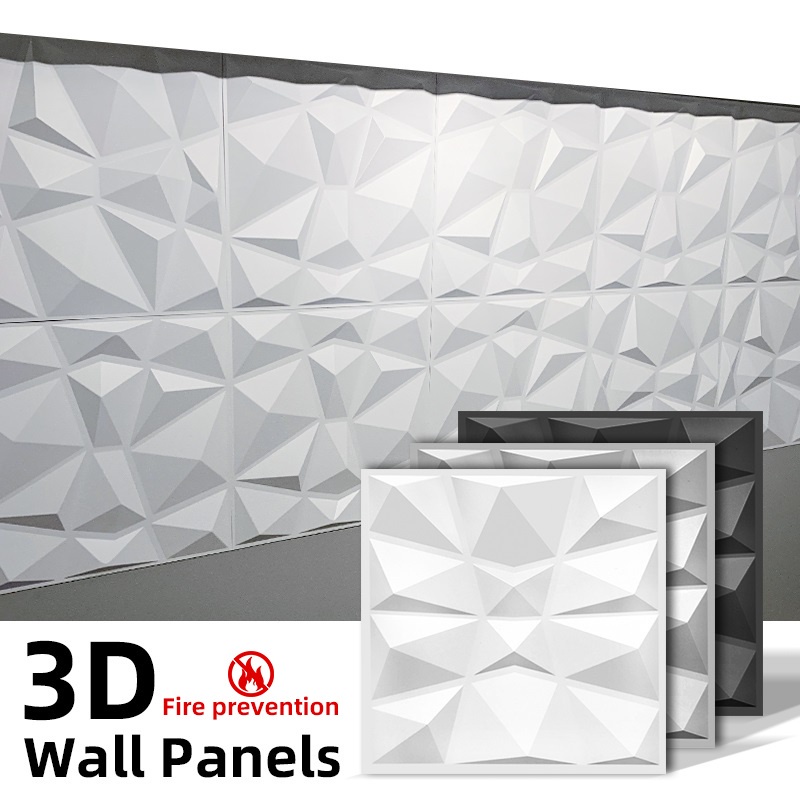 Pvc Wall Panel 3D Wallpaper Wall Design decor Home Living Room ...