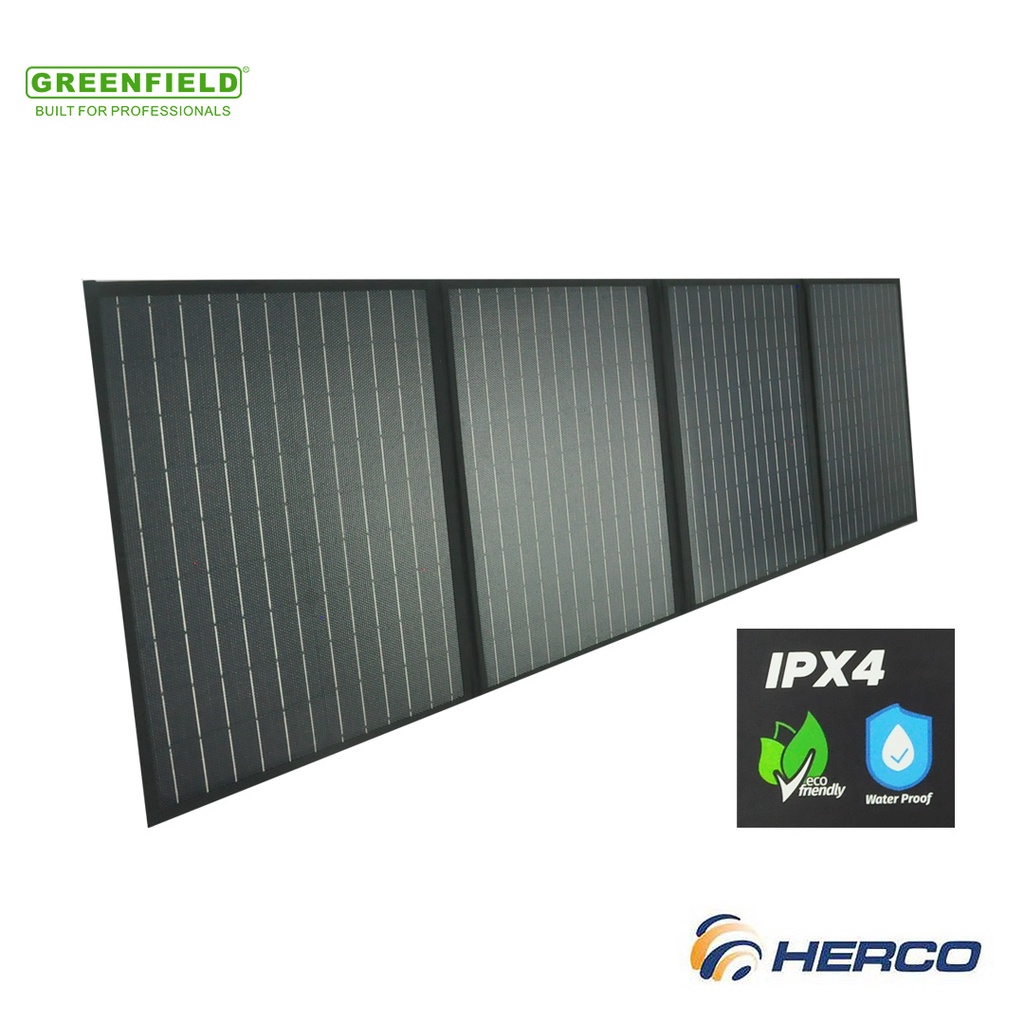 Greenfield Lithium 4x25W Solar Panel 18V 5.55A 8-in-1 Connector ...