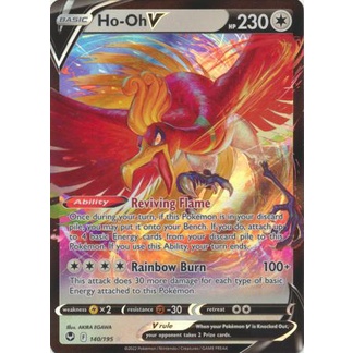 Ho-Oh V - 140/195 - Ultra Rare Sword & Shield: Silver Tempest Singles | Shopee Philippines