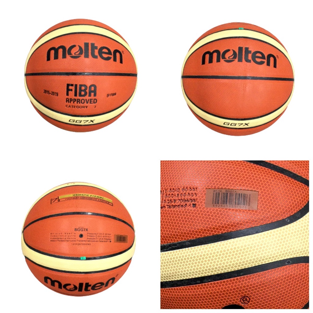Molten Fiba Basketball GG7X Original Size 7 PU Leather Non-Slippery ...