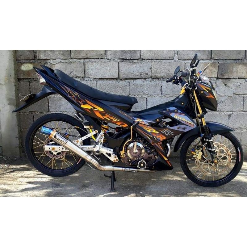 RAIDER REBORN CARB STAR EDITION GOLD STICKER DECALS | Shopee Philippines