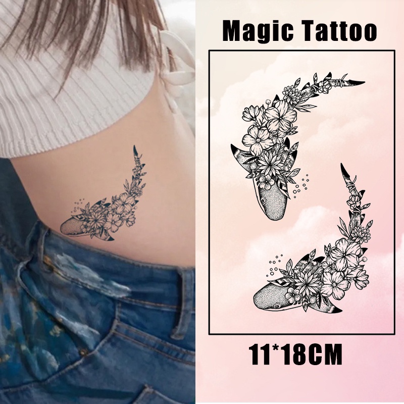 Fake Tattoo Sticker Waterproof Long Lasting Magic Tattoo Temporary ...