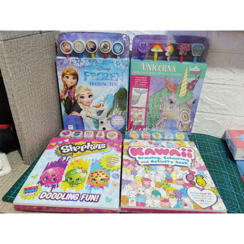 Doodling Fun : Drawing, Colouring and Activity Book | Shopee Philippines