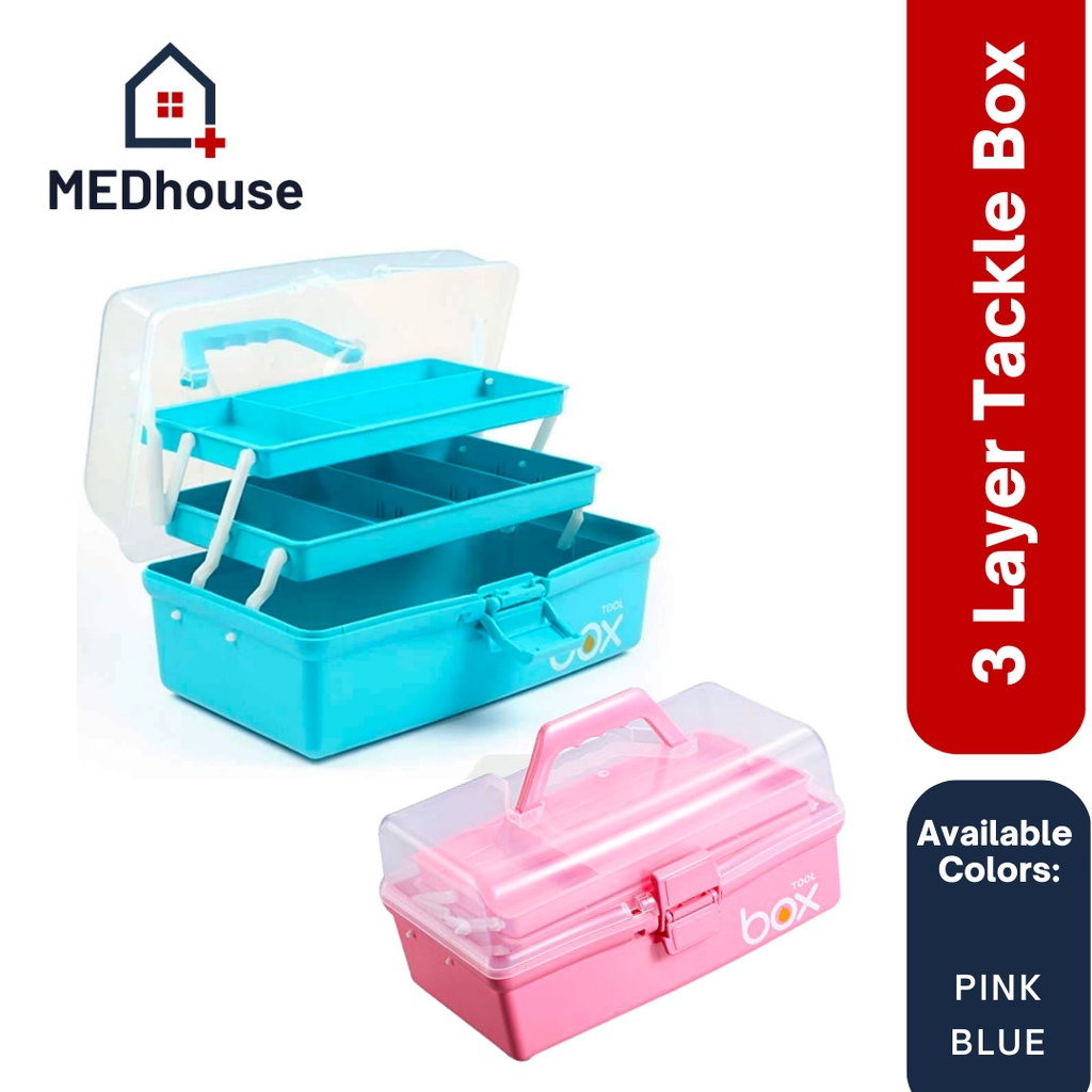 Medhouse/ 3 layer tackle box (box only) / Phleb Kit/ Phlebotomy ...