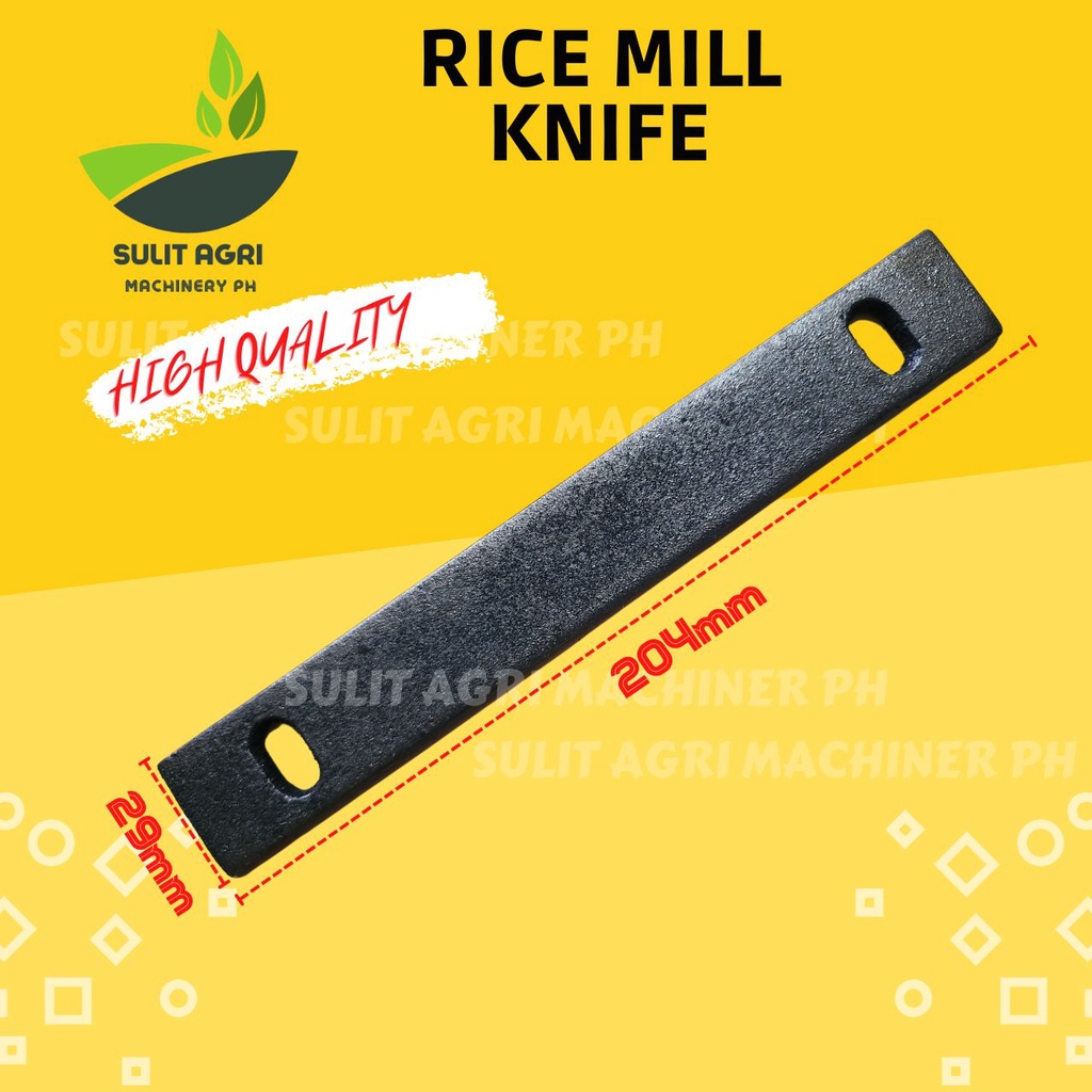 Rice Mill Knife Blade Combine Grinding Pulverizing Rice/Corn For Yamato ...