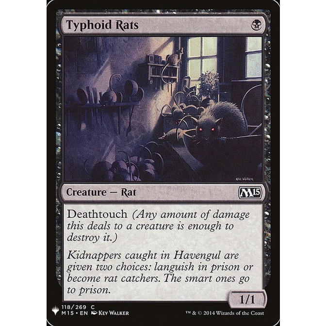 Magic the Gathering | Typhoid Rats | Shopee Philippines