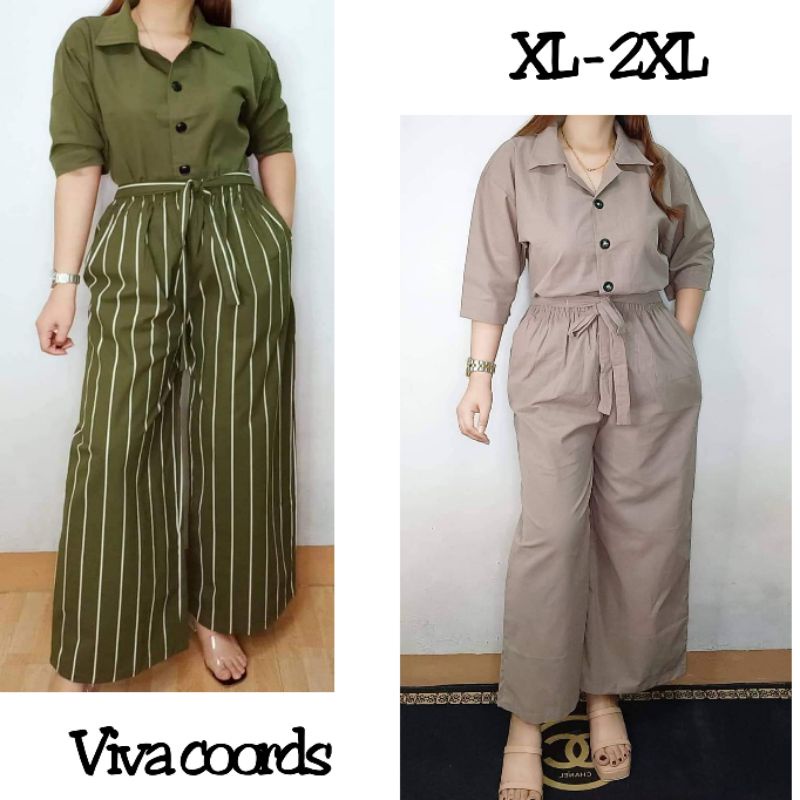 The Latest Brands PLUS SIZE Viva coordinates set of blouse and pants ...